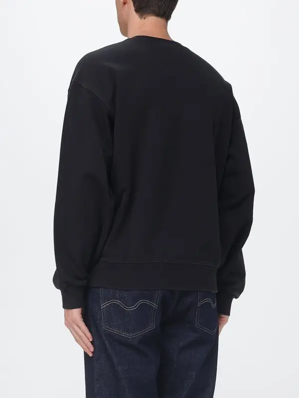 Carhartt Work In Progress Cotton Crewneck Sweatshirt With Logo - Grey 1