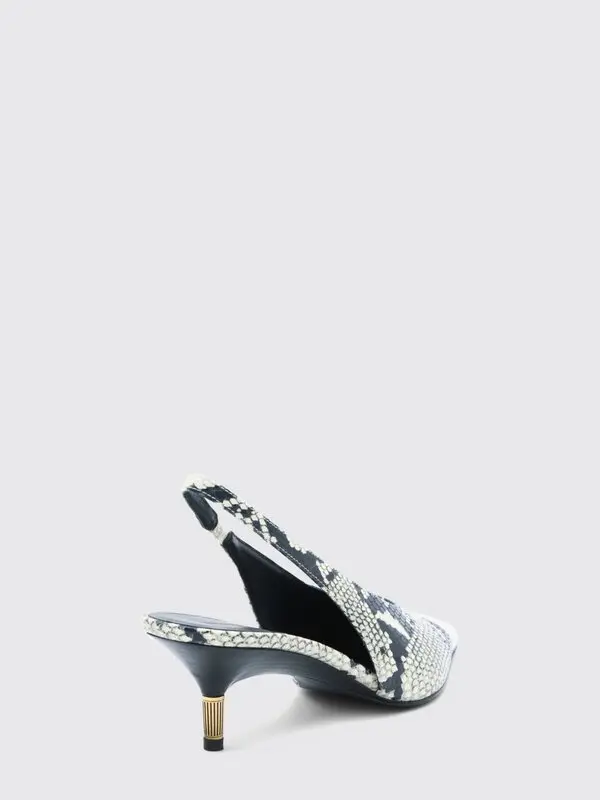 Khaite Python Print Leather Bella Slingback