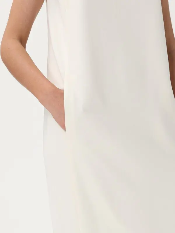 Theory V-neck Midi Dress