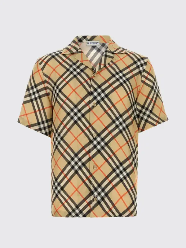 Burberry Silk Shirt With Vintage Check Print