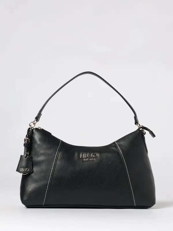 Liu Jo Grained Faux Leather Bag - Black