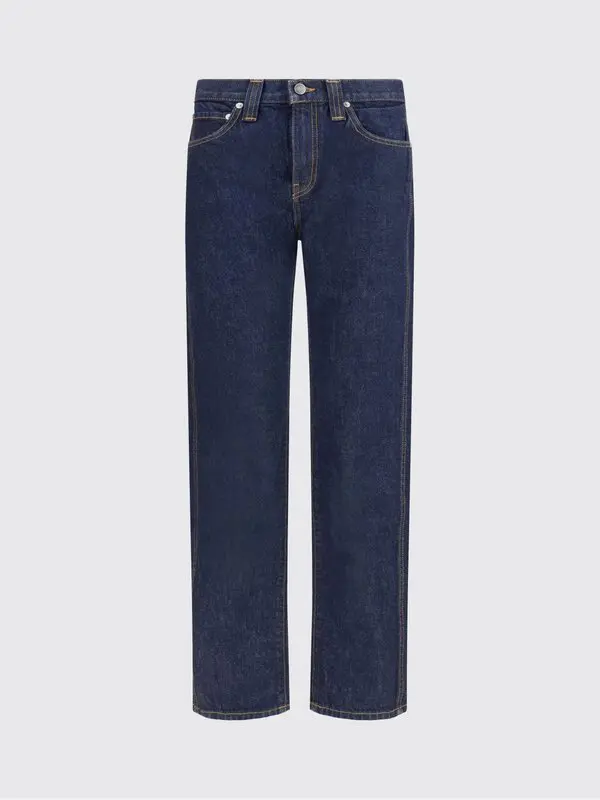 Khaite Cotton Denim Farley Straight Jeans