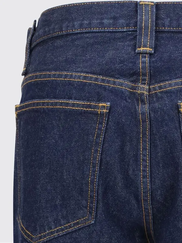 Khaite Cotton Denim Farley Straight Jeans
