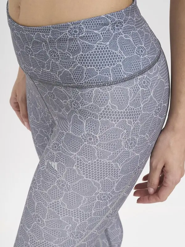 Adidas By Stella McCartney High-rise Floral Print Leggings