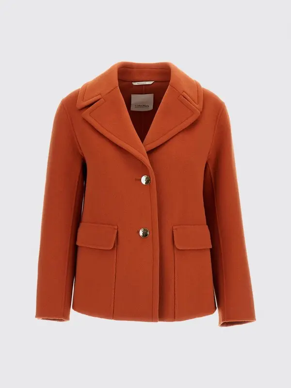Max Mara Short Single-breasted Wool Coat