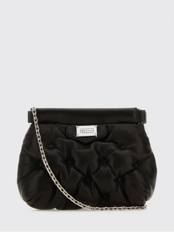 MAISON MARGIELA Glam Slam Bag In Quilted Nappa - Black