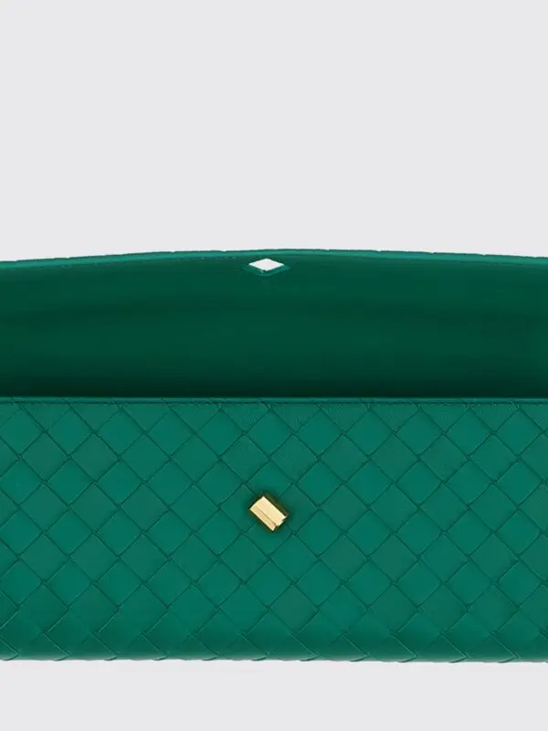 Bottega Veneta Medium Andiamo Intrecciato Lambskin Top Handle Bag - Grass Green