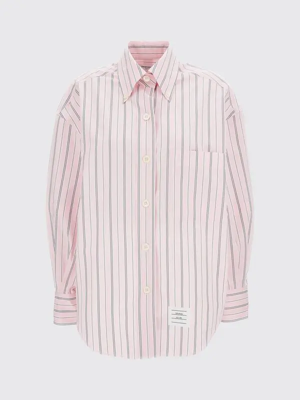 Thom Browne Striped Cotton Button-down Shirt