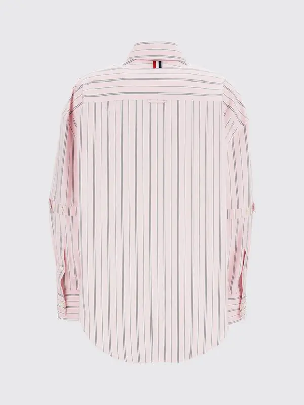Thom Browne Striped Cotton Button-down Shirt