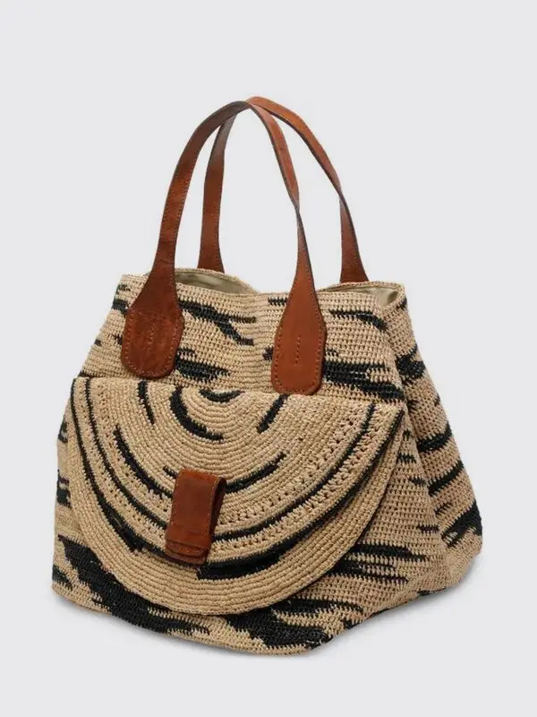 IBELIV Laza Ii Jacquard Raffia Tote Bag