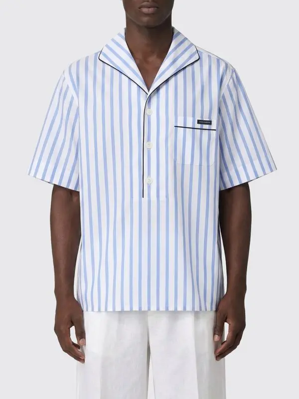 Dolce & Gabbana Cotton And Silk Shirt - Striped