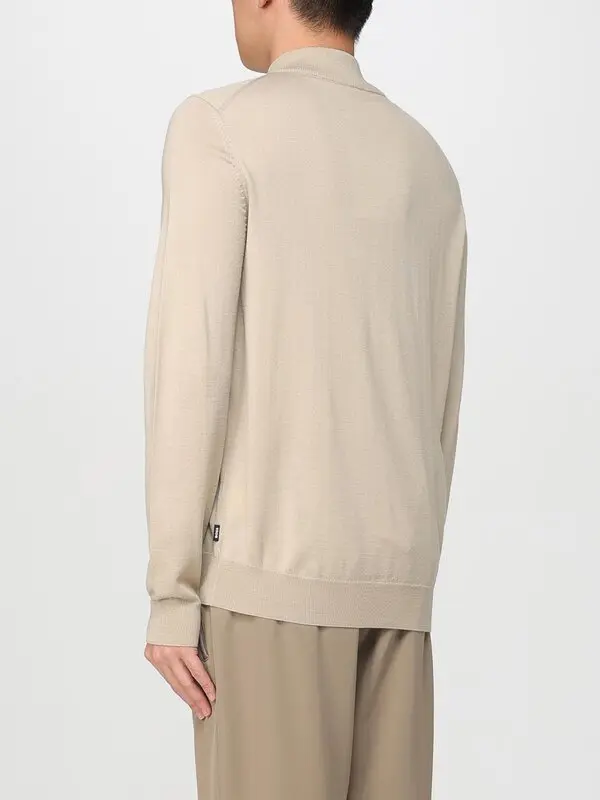 BOSS Quarter Zip Pullover - Beige