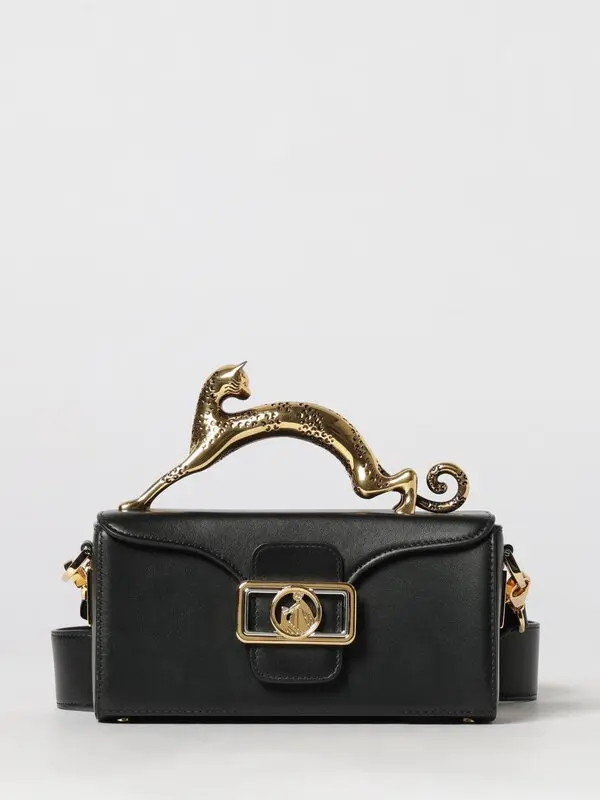 LANVIN Leather Bag With Sculptural Handle