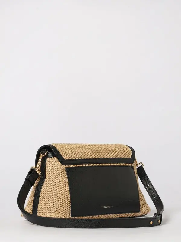 COCCINELLE Nikla Raffia And Crossbody Bag