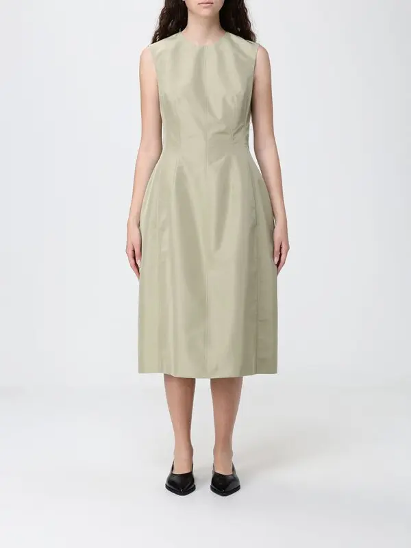 JIL SANDER Sleeveless A-line Midi Dress