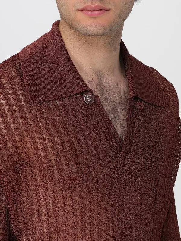 BONSAI Textured Knit Polo
