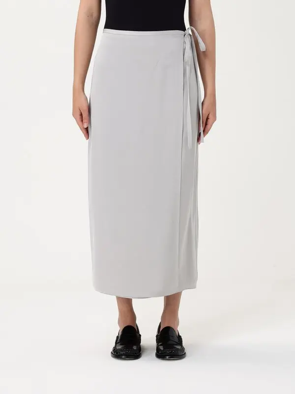 Theory Wrap Midi Skirt