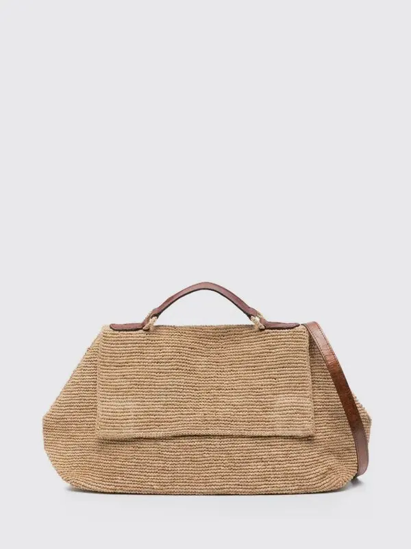 IBELIV Lahady Raffia Handheld Bag - Nude
