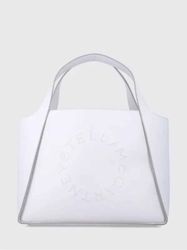Stella McCartney Faux Leather Bag With Micro Stud Logo