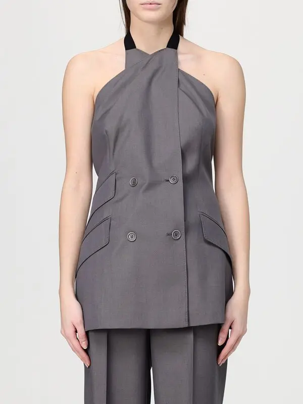 Max Mara Wool Gabardine Top