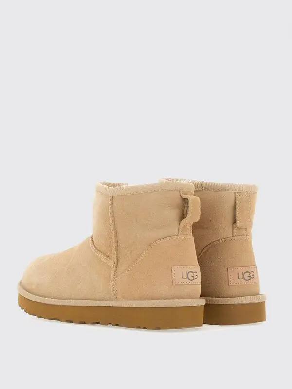 UGG Classic Mini Ii Suede Ankle Boots - Beige