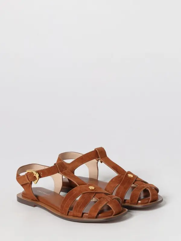 COCCINELLE Sunup Suede Sandals - Brown