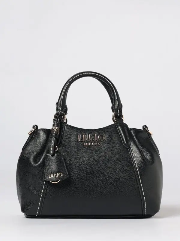Liu Jo Grained Faux Leather Bag - Black