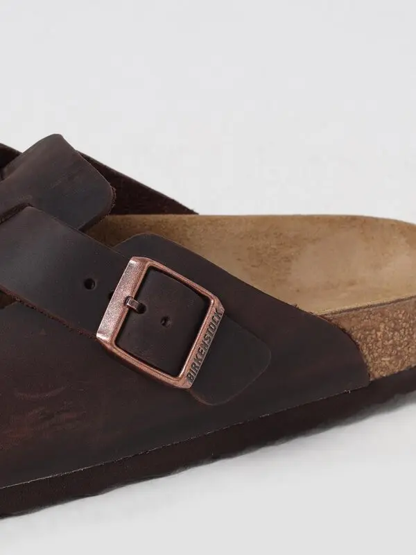 BIRKENSTOCK Buckled Clogs - Brown