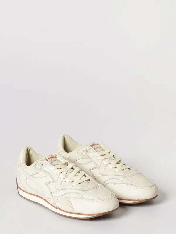 DIADORA Equipe Sneakers In Leather - Ivory