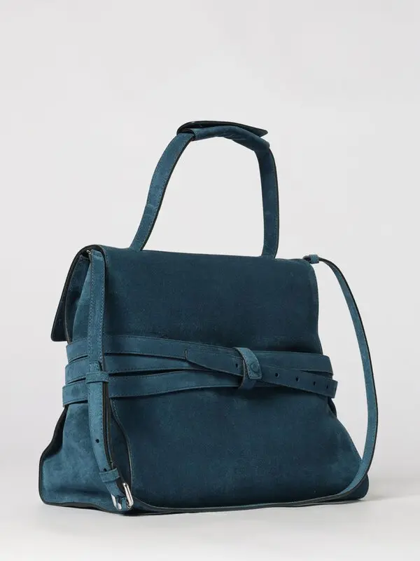 Moschino Tie Me Suede Bag