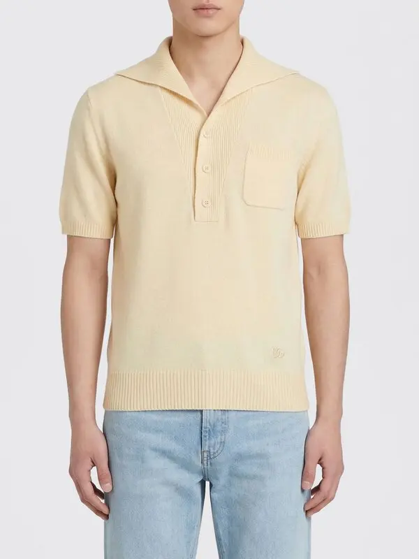 Dolce & Gabbana Cotton Knit Polo Shirt