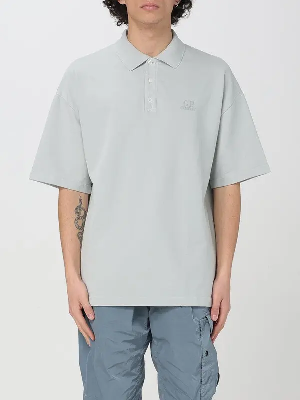 C.P. COMPANY Polo Shirt Colour - Gnawed Blue