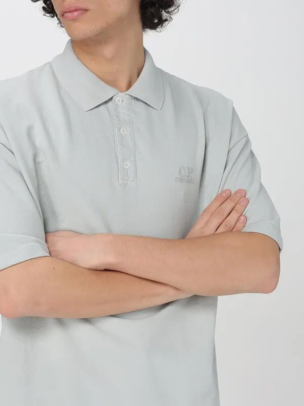 C.P. COMPANY Polo Shirt Colour - Gnawed Blue
