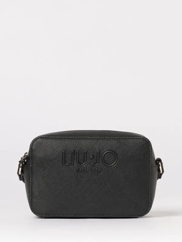 Liu Jo Saffiano Faux Leather Bag - Black