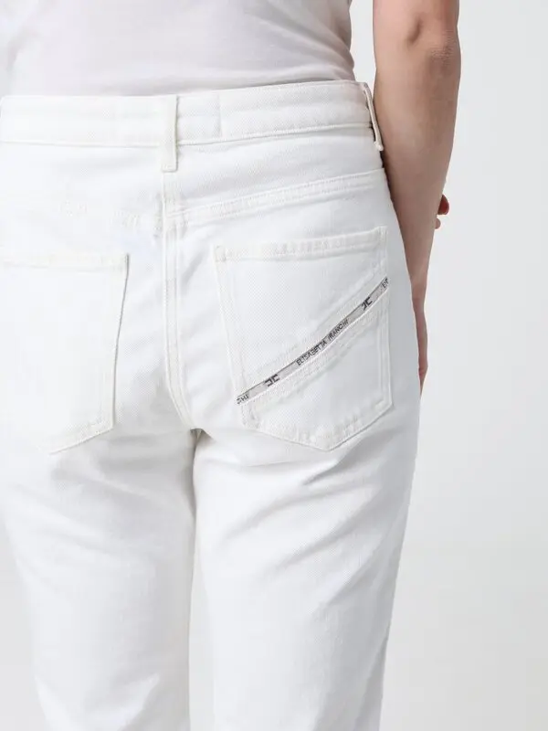 Elisabetta Franchi Stretch Denim Slim Fit Jeans