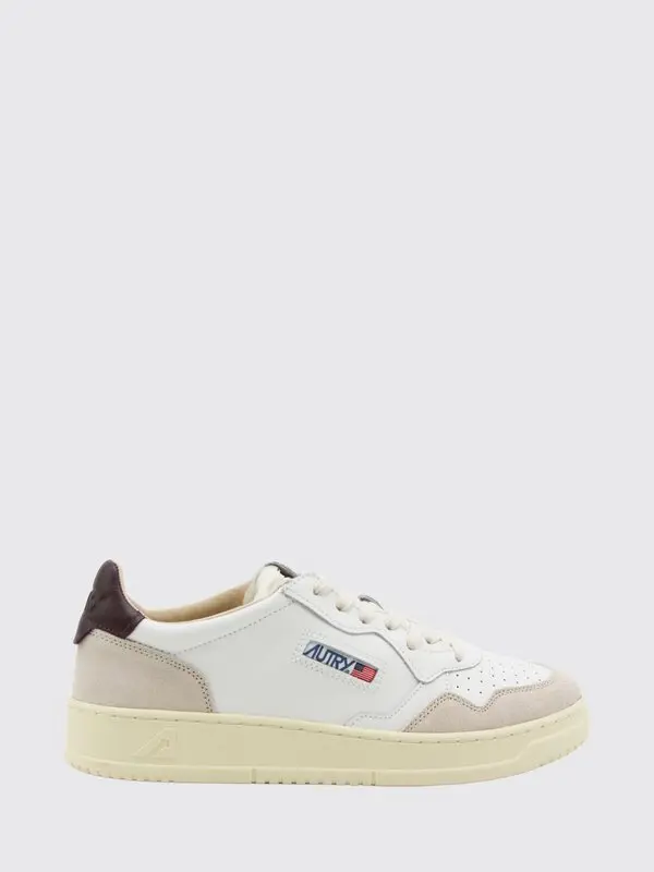 AUTRY Medalist Low Top Sneakers In Leather, Suede, And Nylon - White
