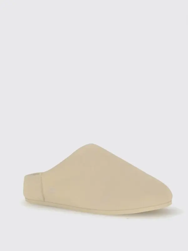 UGG Elea Suede Sabot Mules With Wool Interior - Pink