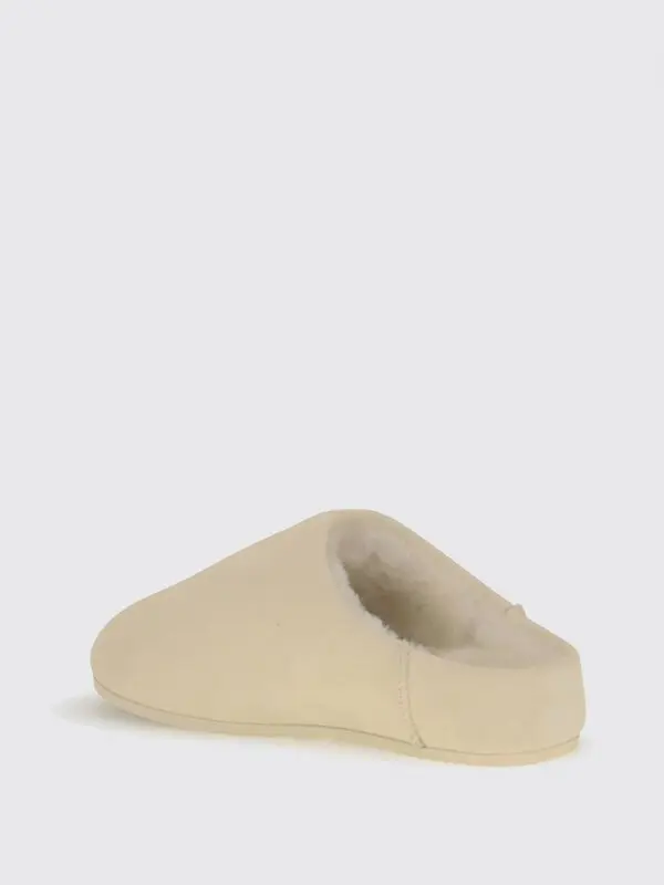 UGG Elea Suede Sabot Mules With Wool Interior - Pink