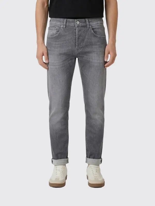 DONDUP Slim Fit Cotton Denim Jeans - Grey