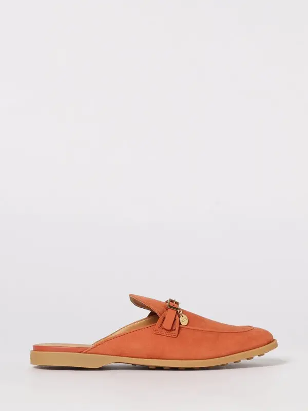 TOD'S Suede Slippers - Brown