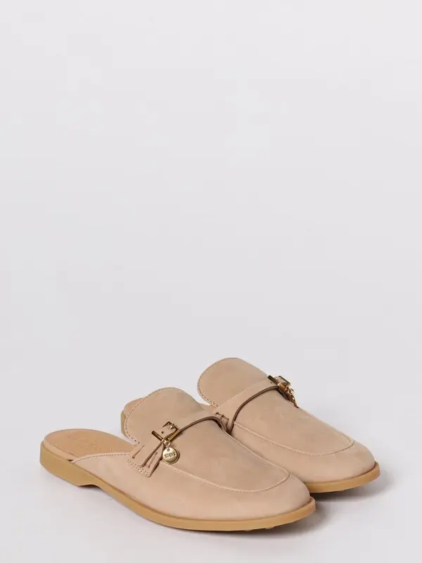 TOD'S Suede Calfskin Mules - Pink