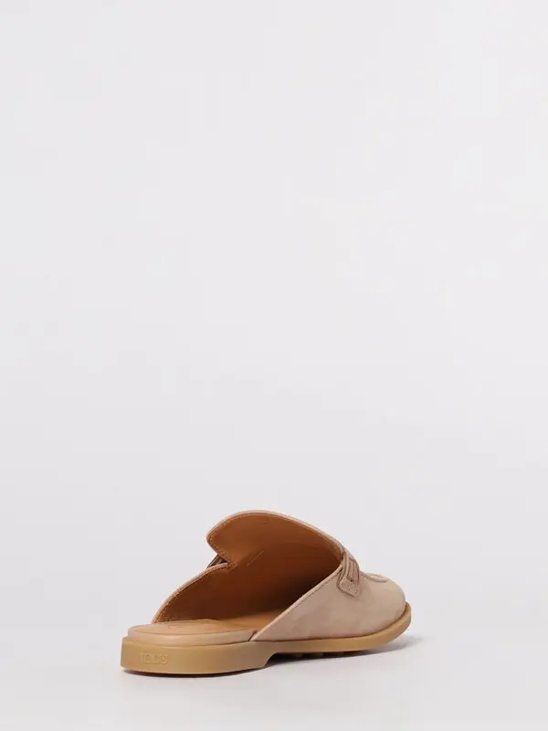 TOD'S Suede Calfskin Mules - Pink