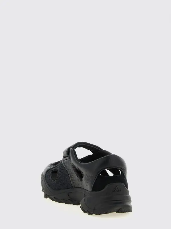 Y3 Gsg9 Cut-out Leather And Mesh Sandals