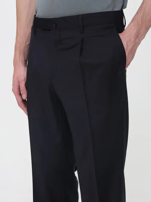 BRIGLIA 1949 Tailored Stretch Cotton Trousers - Black