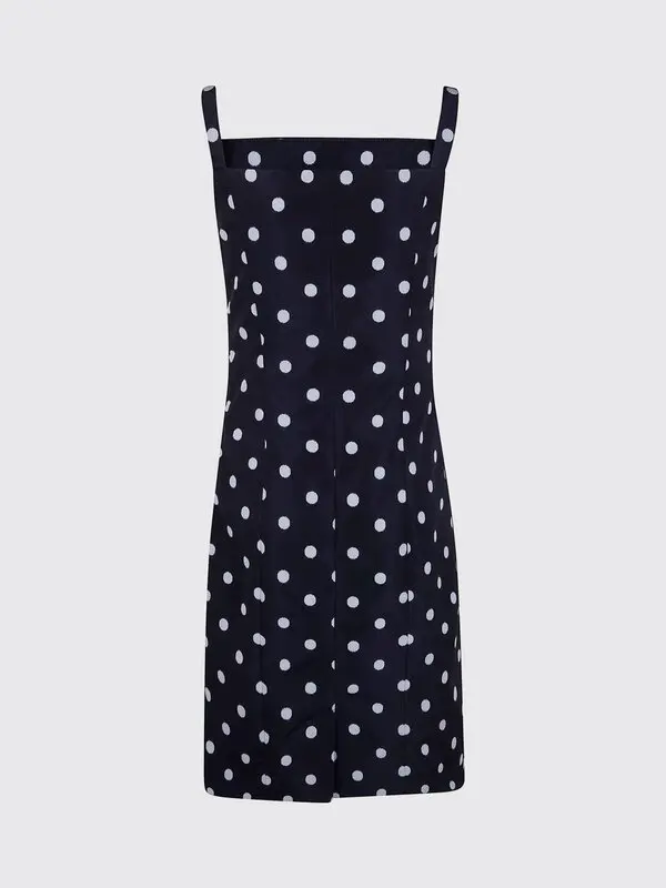 PATOU Polka Dot Crêpe Mini Dress