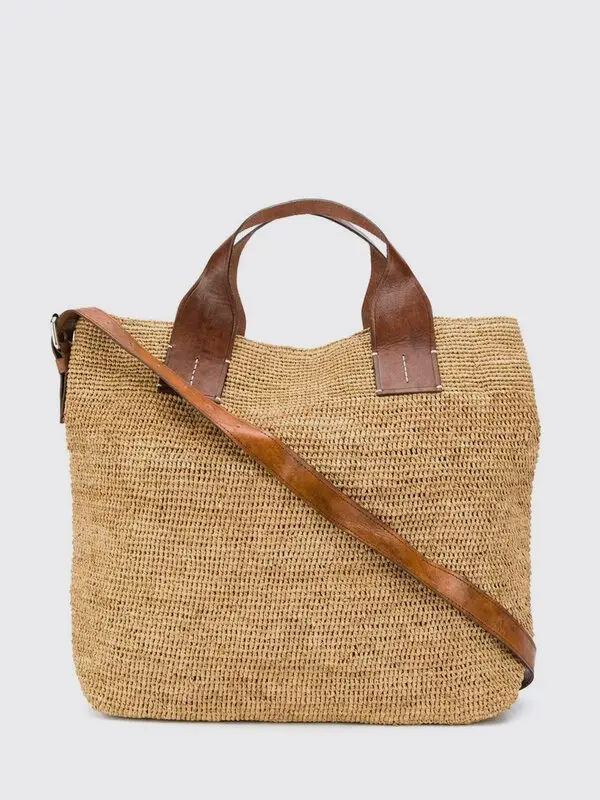IBELIV Mety Crocheted Raffia Tote Bag