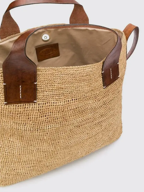 IBELIV Mety Crocheted Raffia Tote Bag