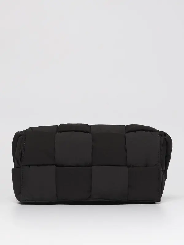 Bottega Veneta Quilted Padded Shoulder Bag - Black