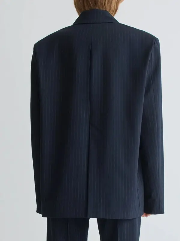 Séfr Pinstriped Oversized Blazer