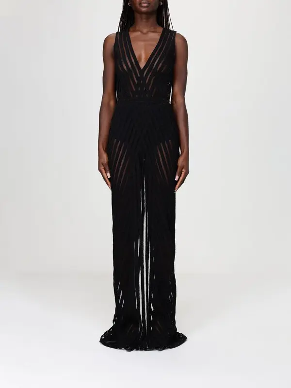 Elisabetta Franchi Jersey Long Dress